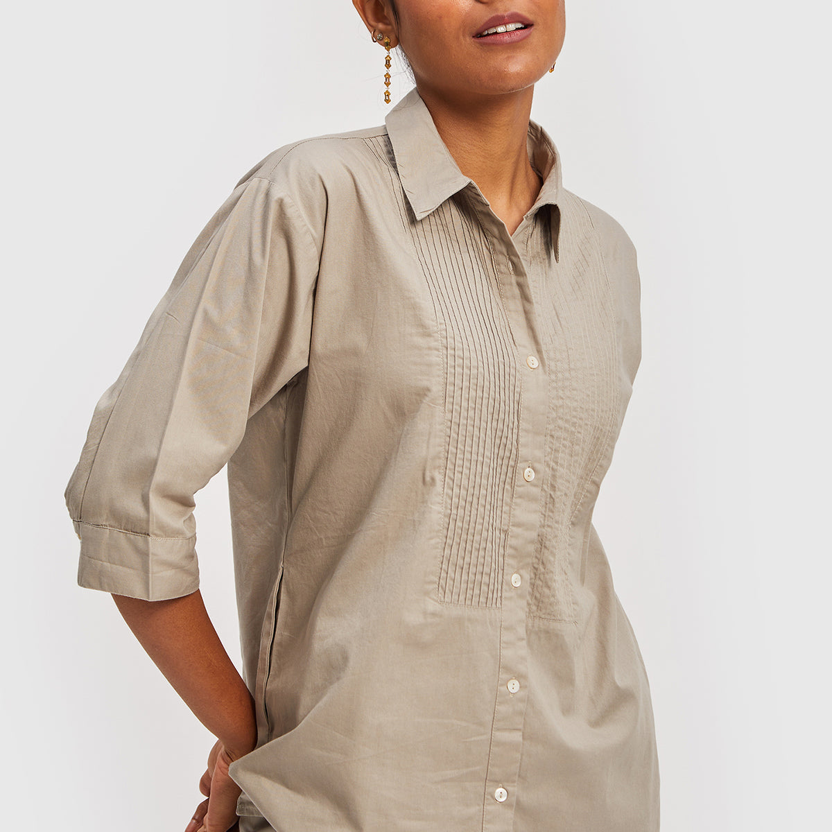 All in One Shirt in Ecru – Reistor