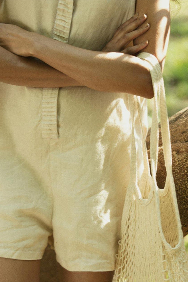 Romp and Play Romper In Sand Beige – Reistor