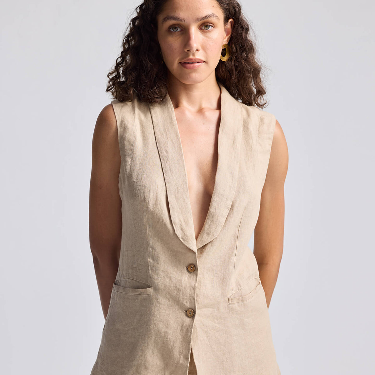 Sleeveless Hemp Jacket – Reistor