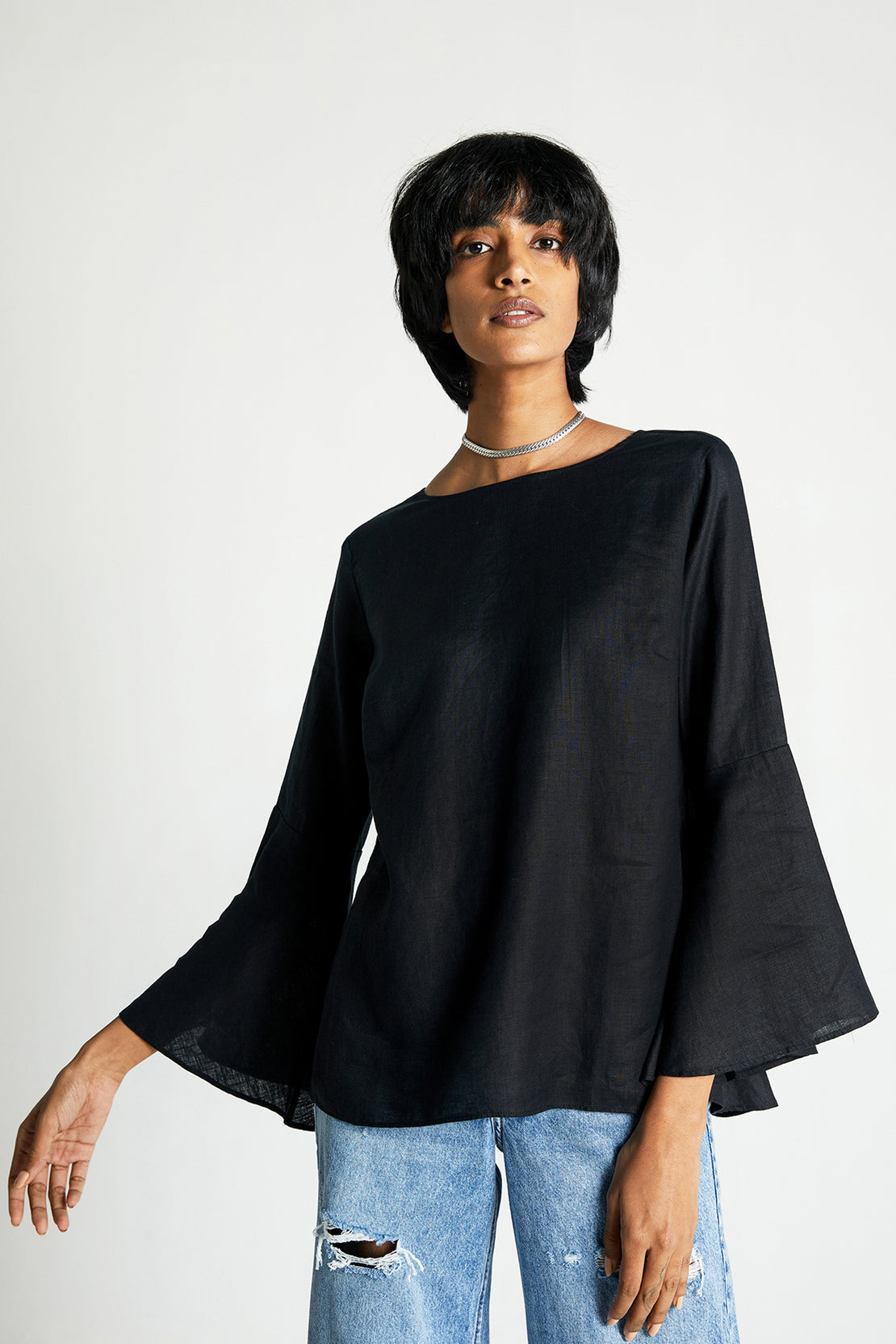 Sustainable Button Back Shirt - Reistor